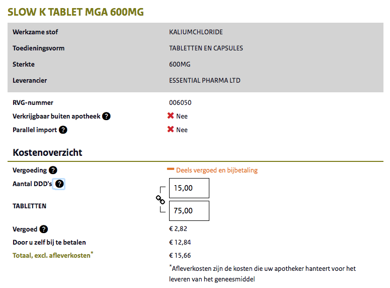 Slow K en snel stijgende medicijnkosten - Michiel Kerstens - BijnierNET